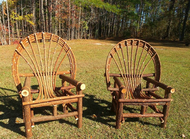 One Rústico Handmade Willow Chair - Etsy