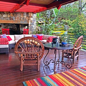Two Handmade Bentwood Twig Willow Chairs Rústico Style Shipping ...
