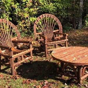 One Rústico Handmade Willow Chair - Etsy