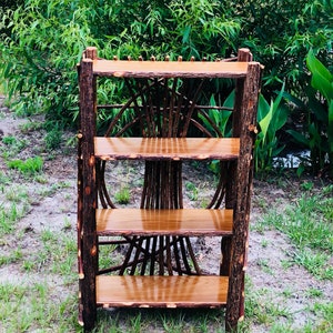 Handmade Rustic Willow Shelf Free Shipping via UPS - Etsy