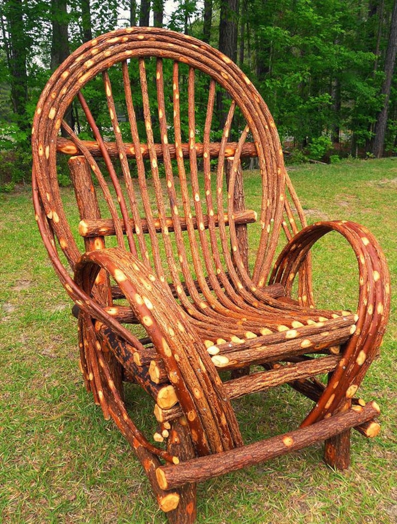 Handmade Twig Willow Chair ** Bentwood Chair - Etsy