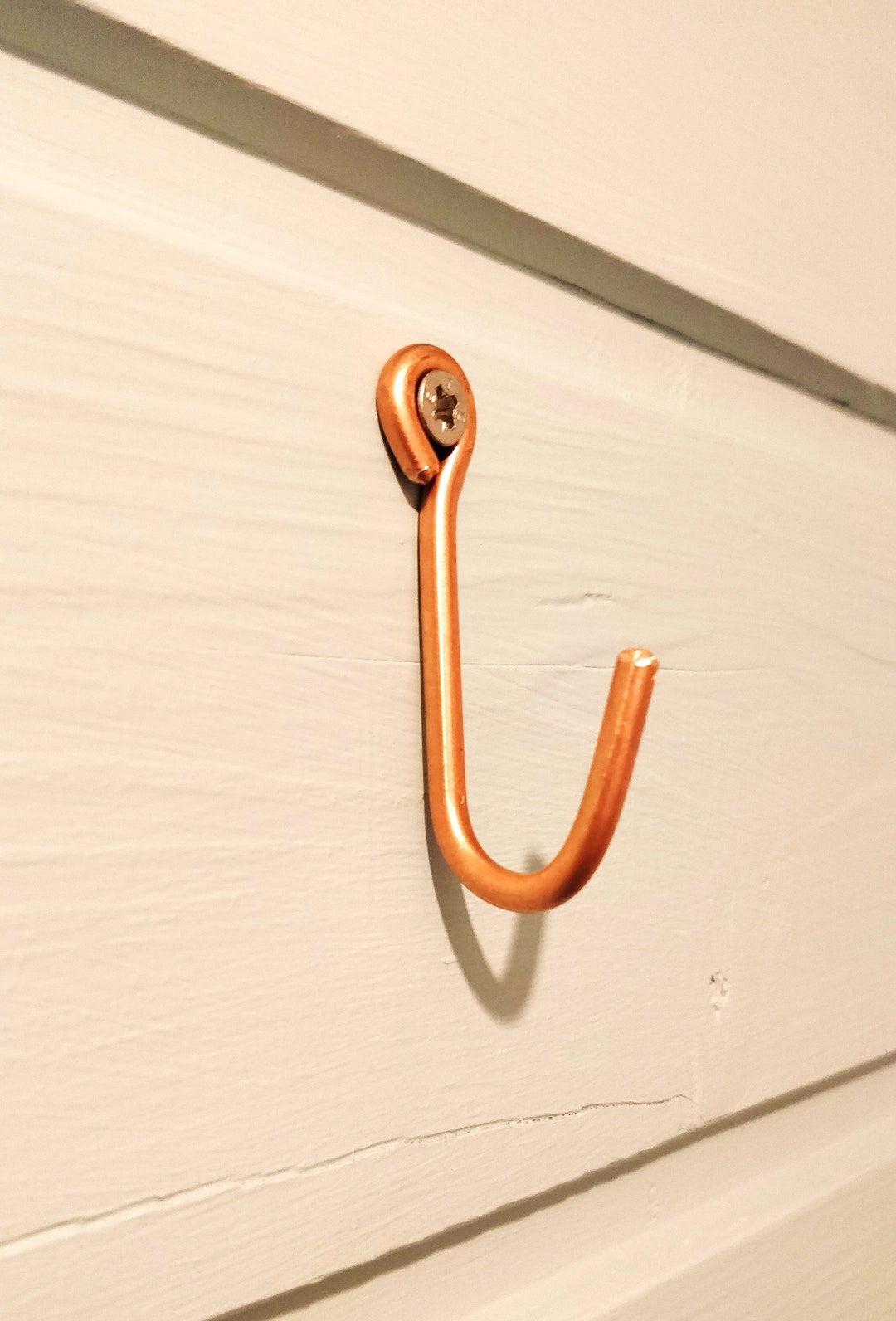 Set of 10 Solid Copper J Hooks. Perfect for Hanging Anything - Etsy