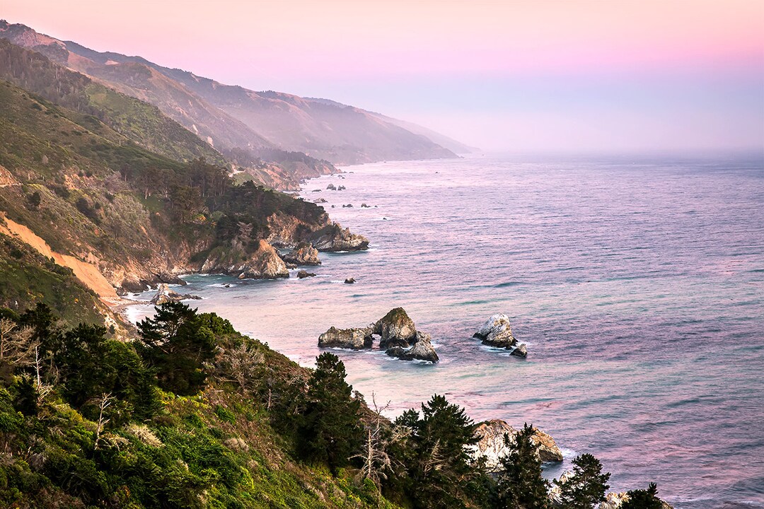 Big Sur Photography | Big Sur Dusk View | Julia Pfeiffer Burns State ...