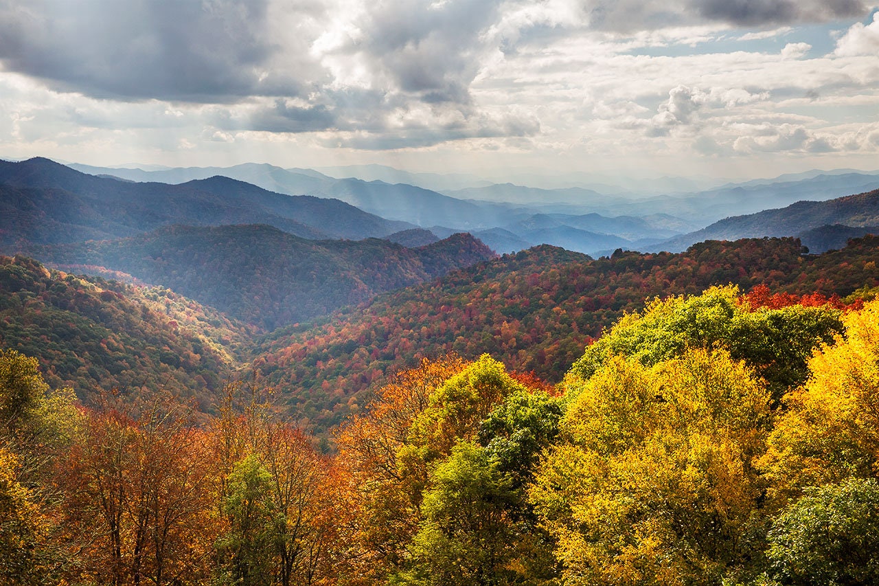 Blue Ridge Fall Decor Photo blue Ridge Parkway - Etsy
