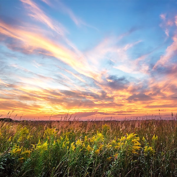 Prairie Sunset - Etsy