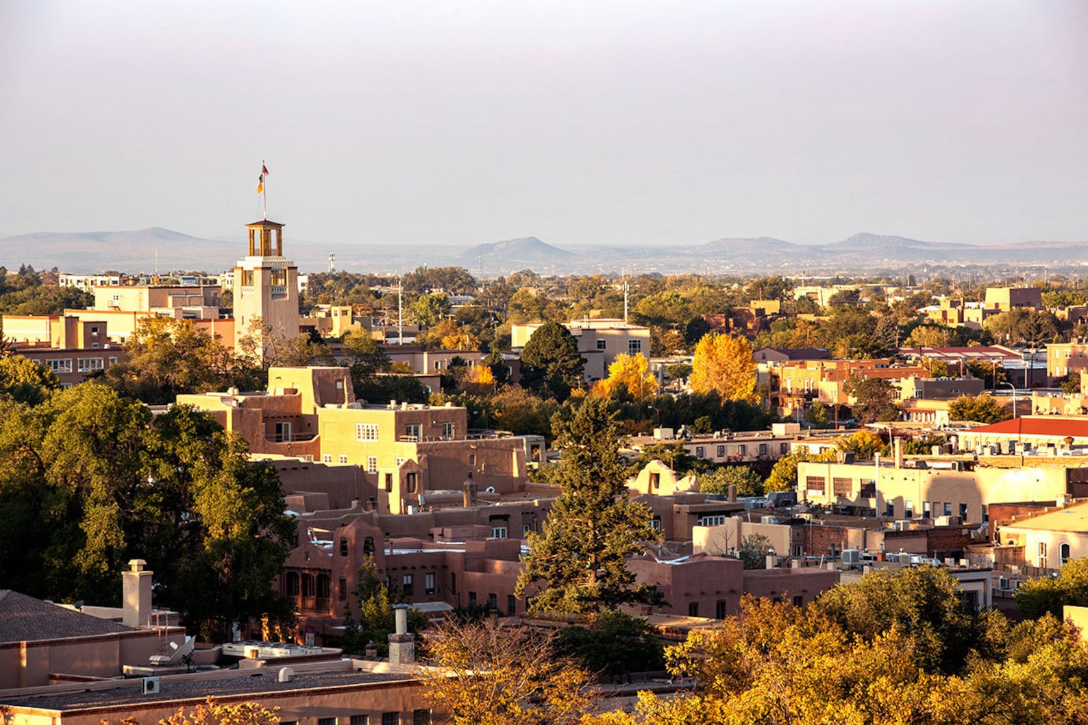 Santa Fe Skyline Photo Santa Fe Autumn View Santa Fe New - Etsy