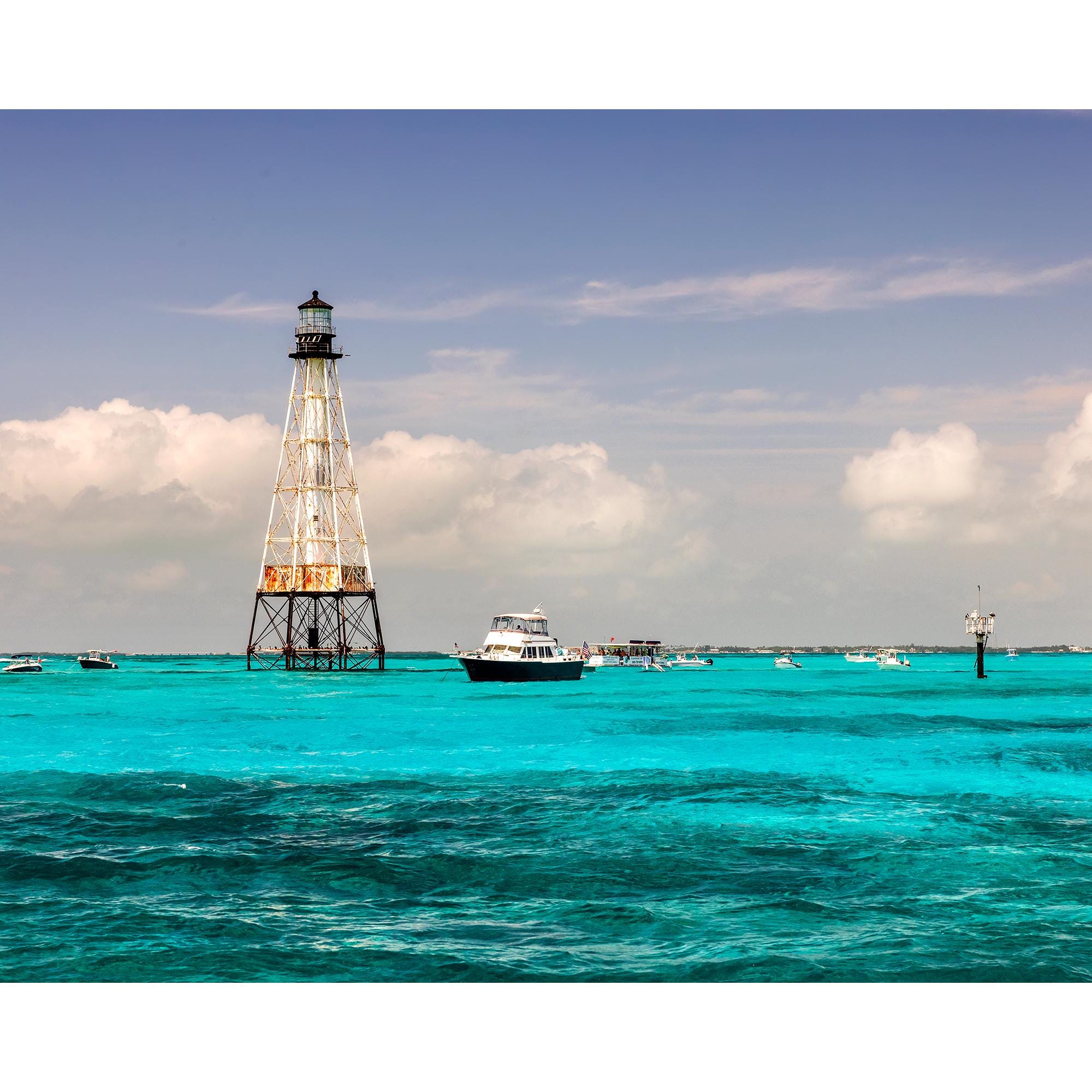 Islamorada Florida Print, Alligator Reef Light View, Florida Keys ...