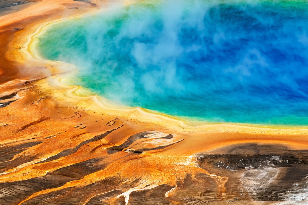 Yellowstone Photo Print grand Prismatic Spring Yellowstone Rainbow ...