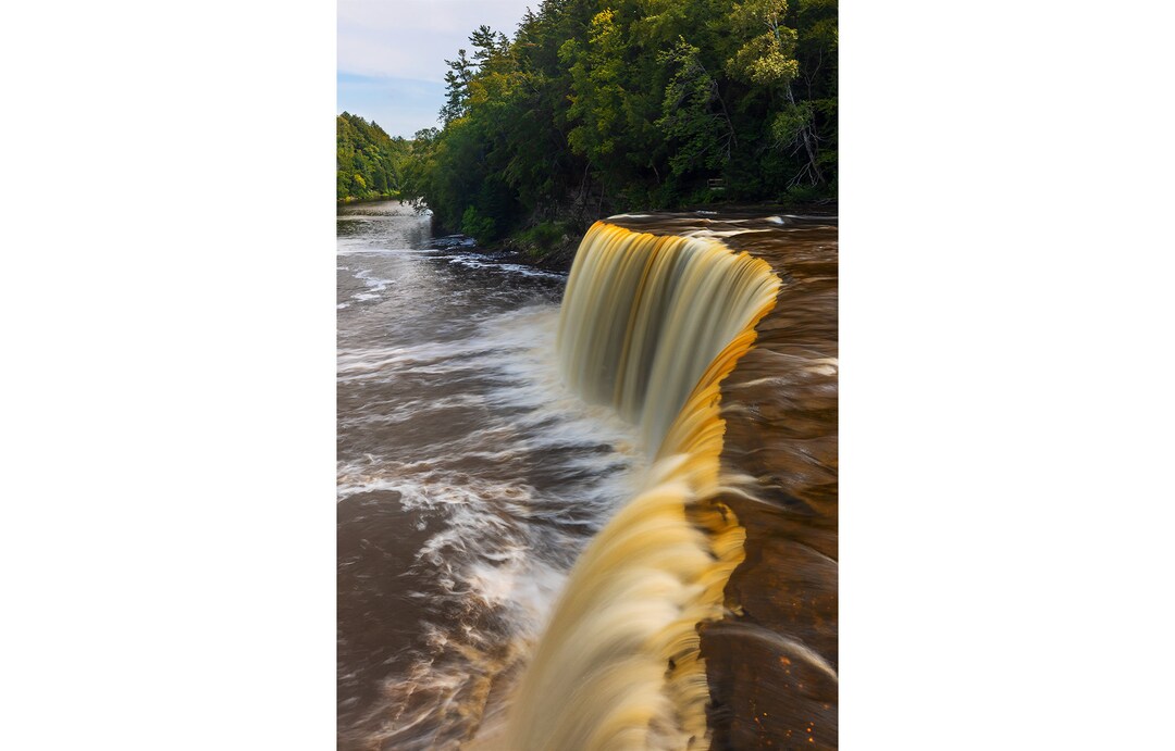 Tahquamenon Falls Print, Upper Falls View, Vertical View of Tahquamenon ...