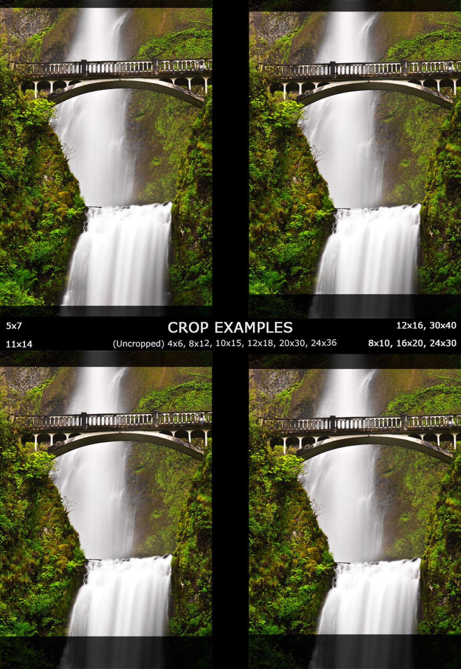 Oregon Photo multnomah Falls View Oregon | Etsy