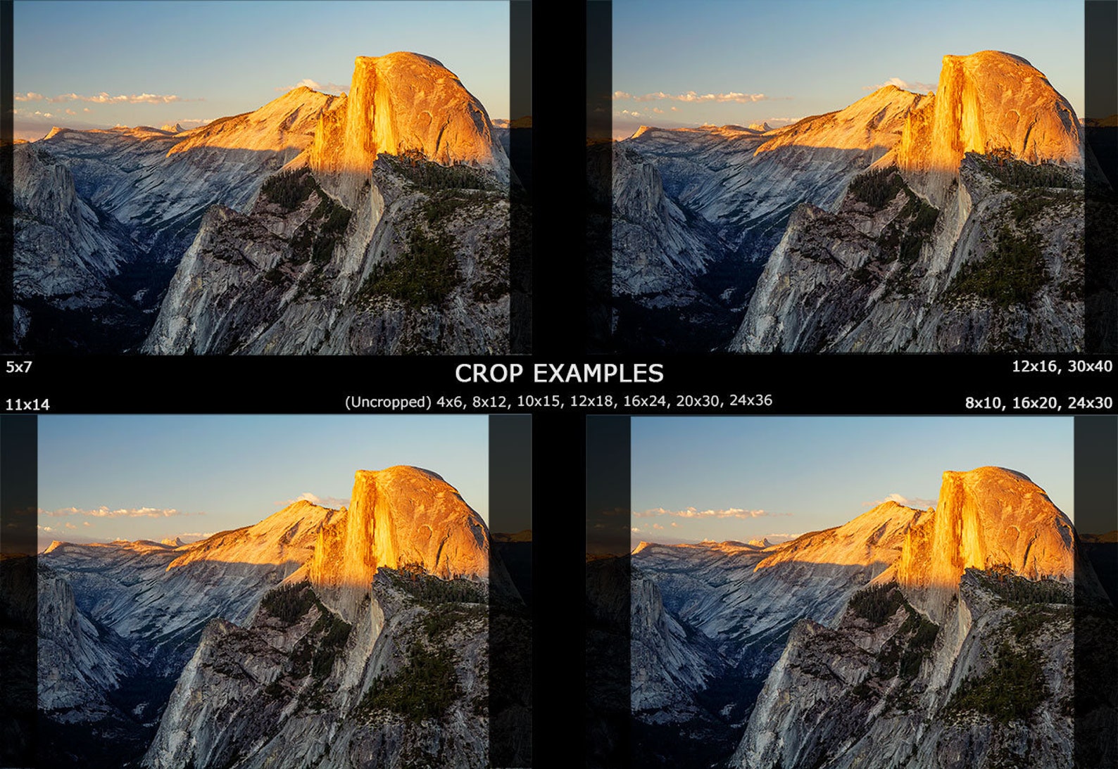 Yosemite Photography Glacier Point Golden View California - Etsy