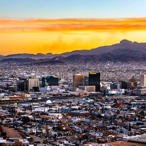El Paso Skyline Photo El Paso Scenic Drive Sunset El Paso Photography ...
