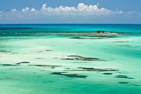 Florida Keys Print sand Bar View Florida Beach | Etsy