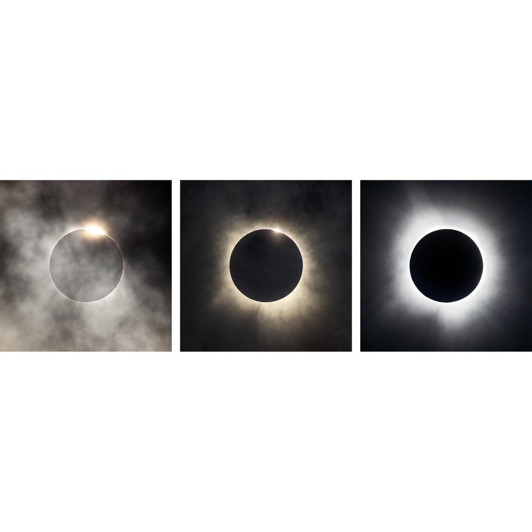 2024 Eclipse Panorama Set, Texas Solar Eclipse, Eclipse Photography ...