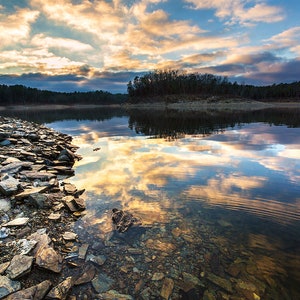 Oklahoma Photo Print | "broken Bow Reflections" | Oklahoma Wall Art ...