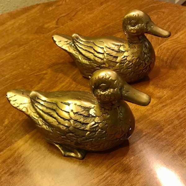 Solid Brass Ducks - Etsy
