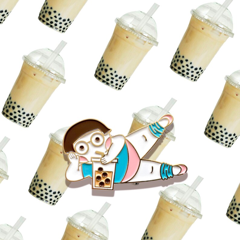Hao Bao Bao Boba Pin - Etsy