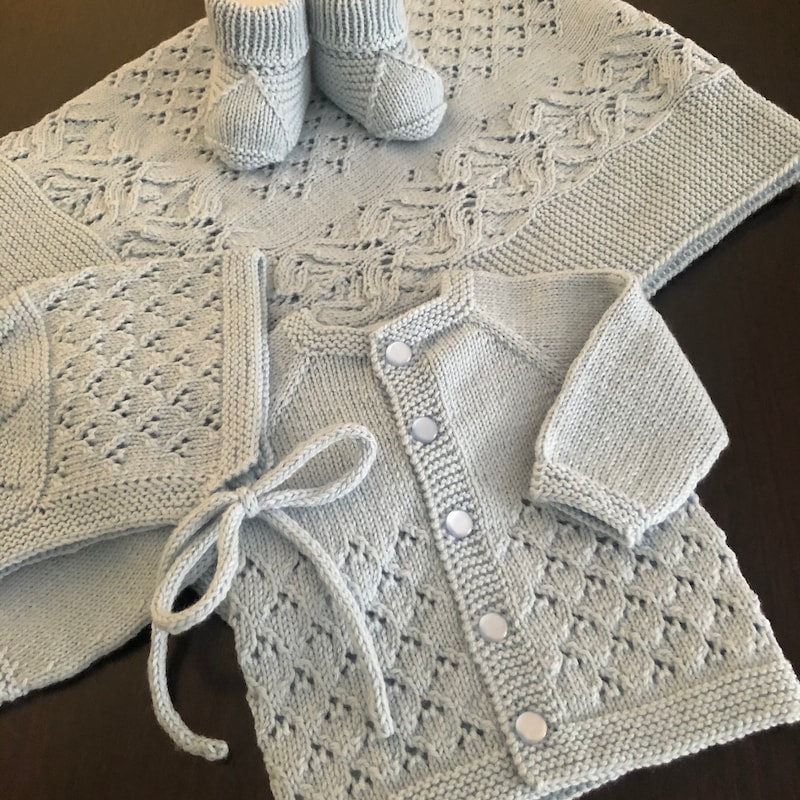 Baby Knit Set - Etsy