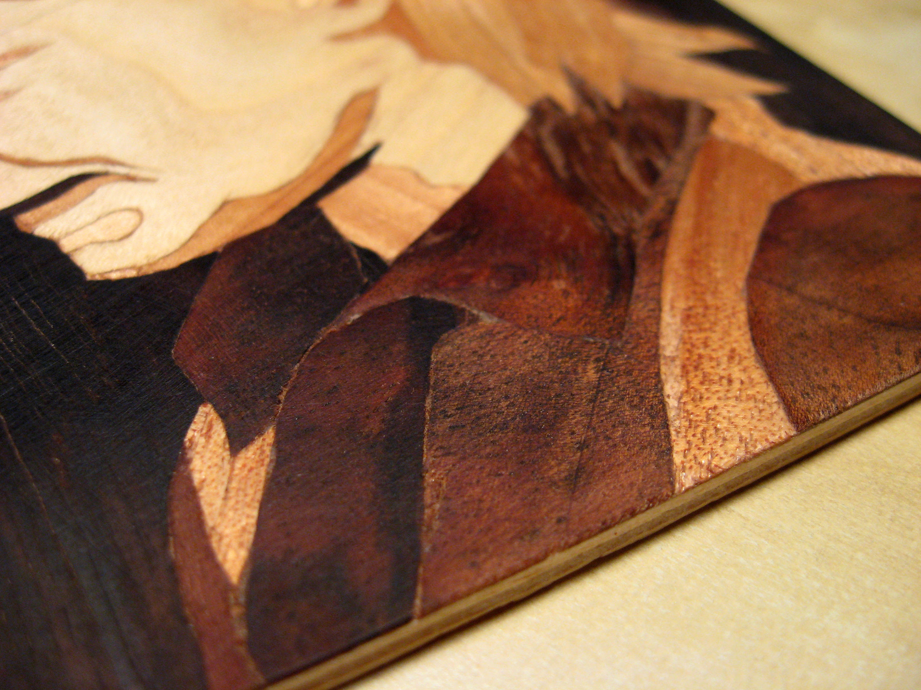 Small Marquetry Portrait for You Based Your Favorite Photos - Etsy