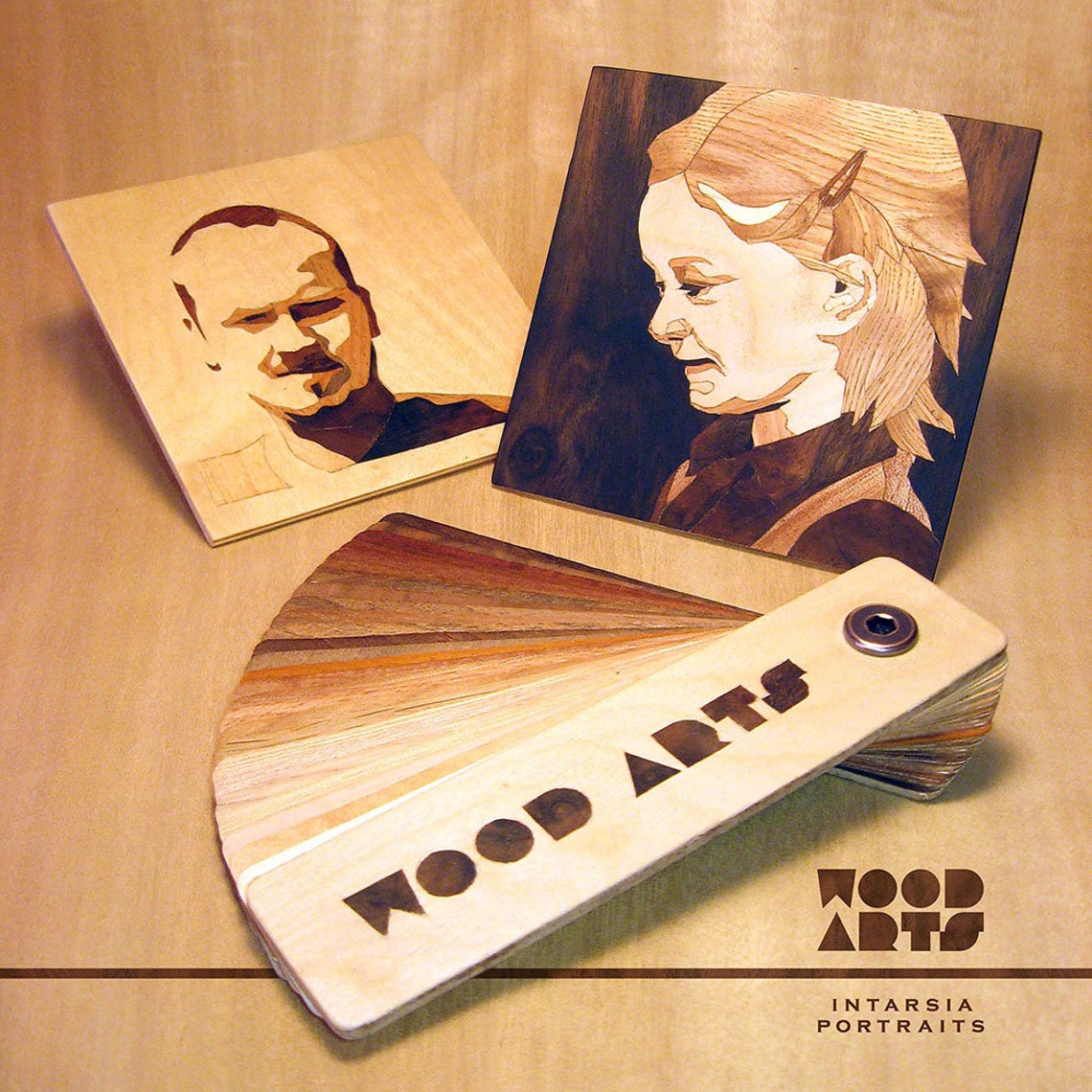 Small Marquetry Portrait for You Based Your Favorite Photos - Etsy