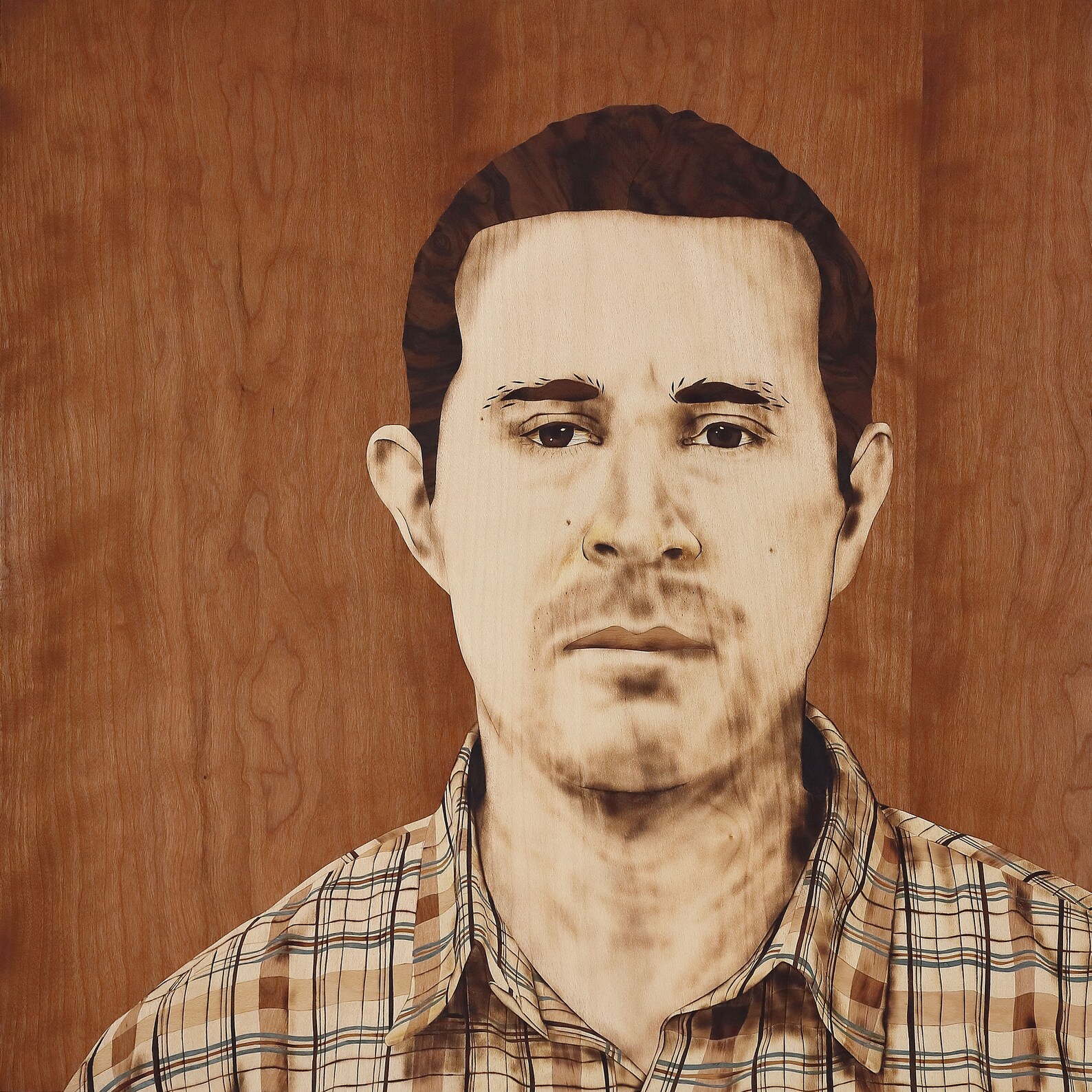 Large Marquetry Portrait for You Based Your Favorite Photos Handmade ...