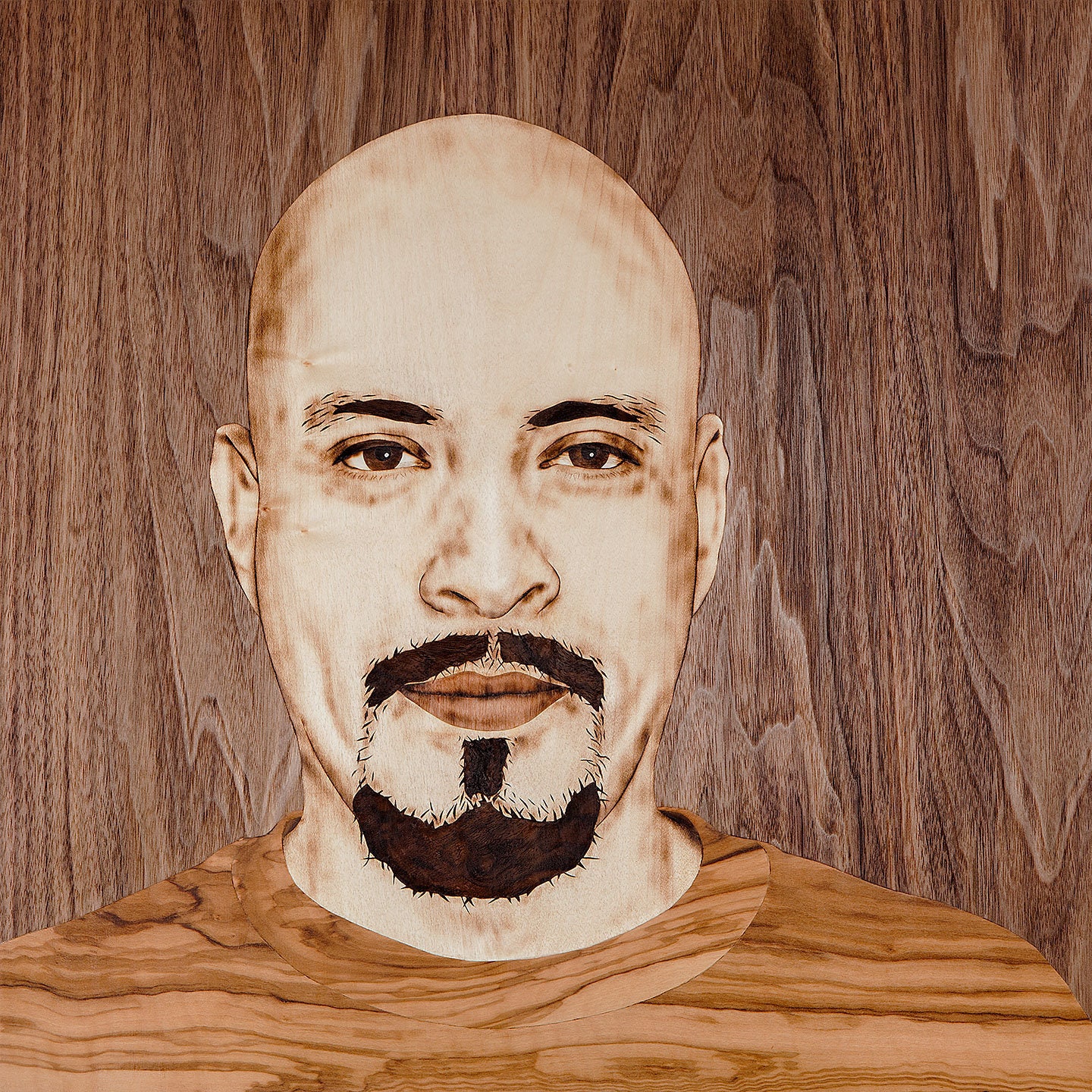 Large Marquetry Portrait for You Based Your Favorite Photos Handmade ...