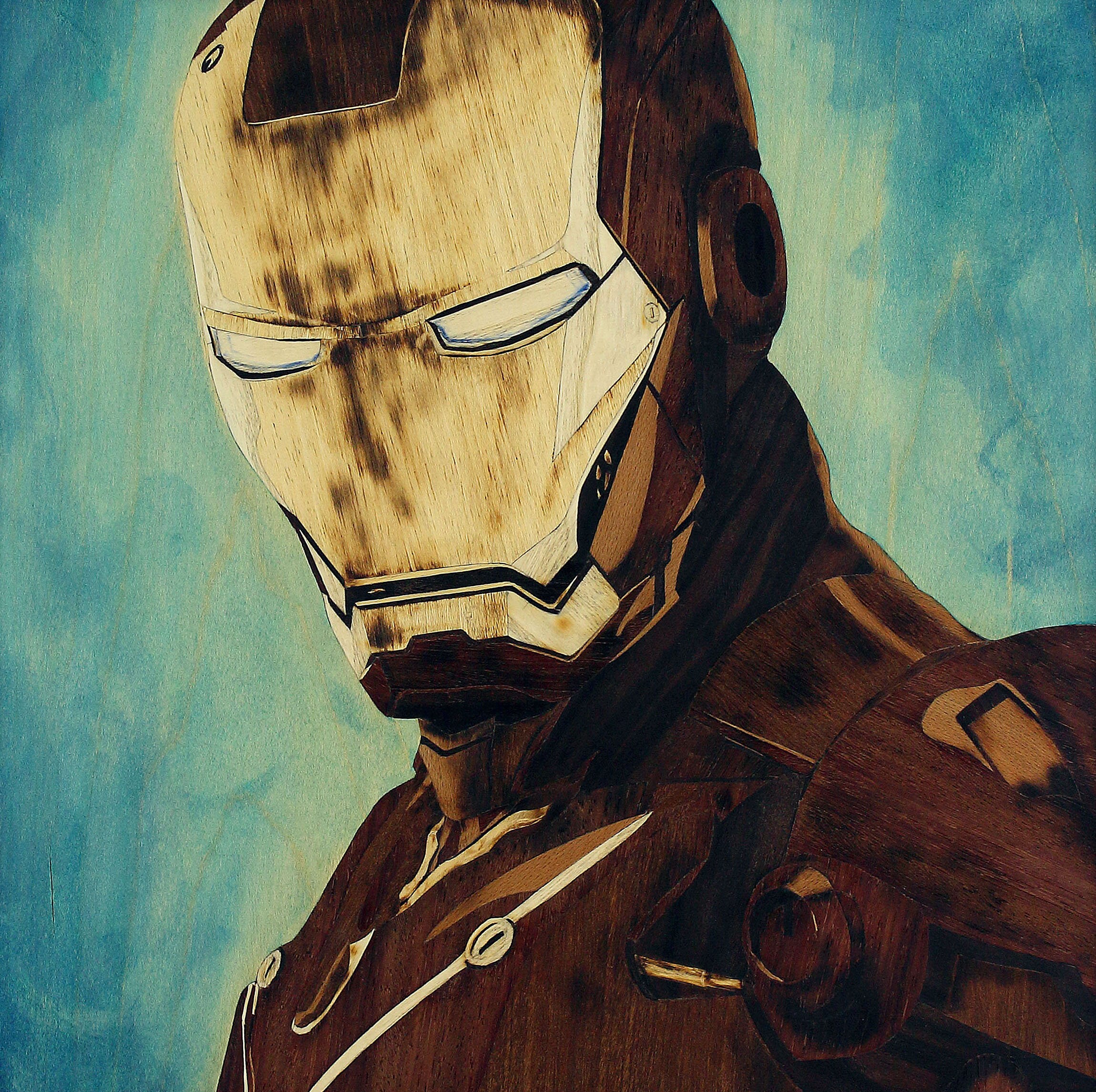 Medium Size Marquetry Portrait for You Based Your Favorite - Etsy