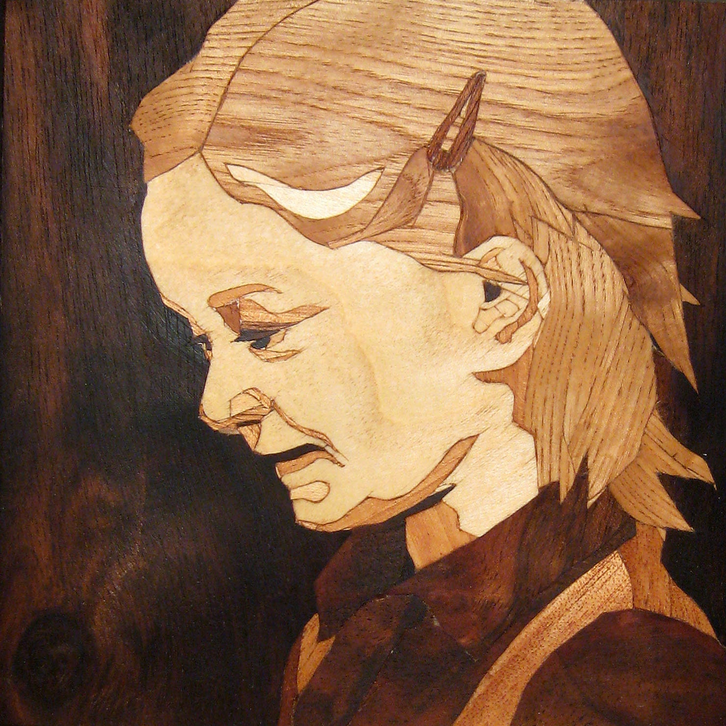 Small Marquetry Portrait for You Based Your Favorite Photos - Etsy