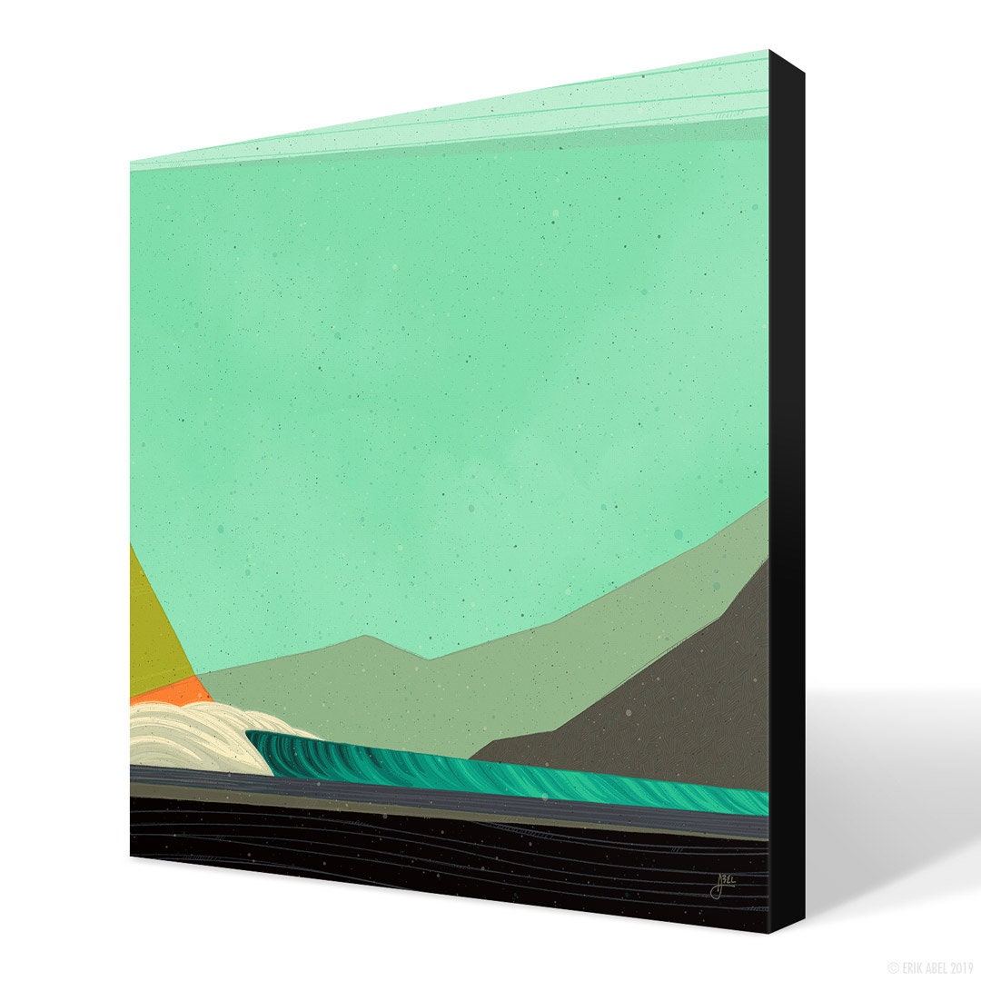 Sea Space 3 Abstract Surf Art Canvas Print Modern Ocean - Etsy