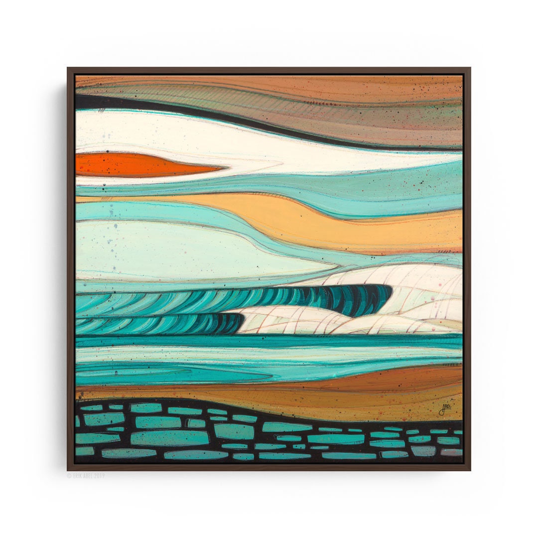 Cloud Cover Ups 3 Abstract Surf Art Print Modern Ocean Art | Etsy