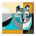 Lobo 3 | Fine Art Paper Print, Abstract Wolf Art Print, Wolf, Modern ...