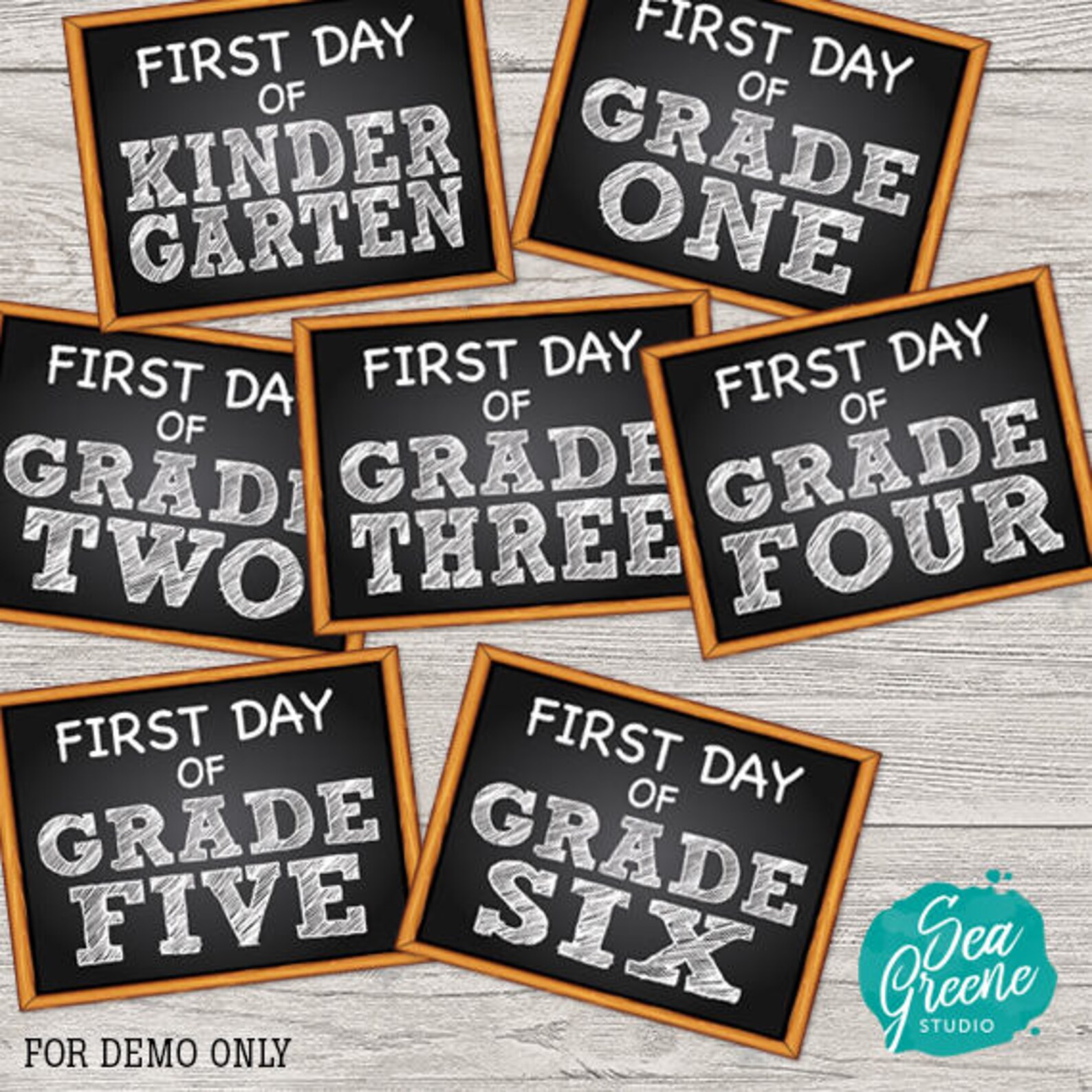 Back to School Printable Photo Booth Props First Day of - Etsy