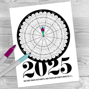 Printable 2025 Daily Habit Tracker | Accountability Tracker | 2025 ...