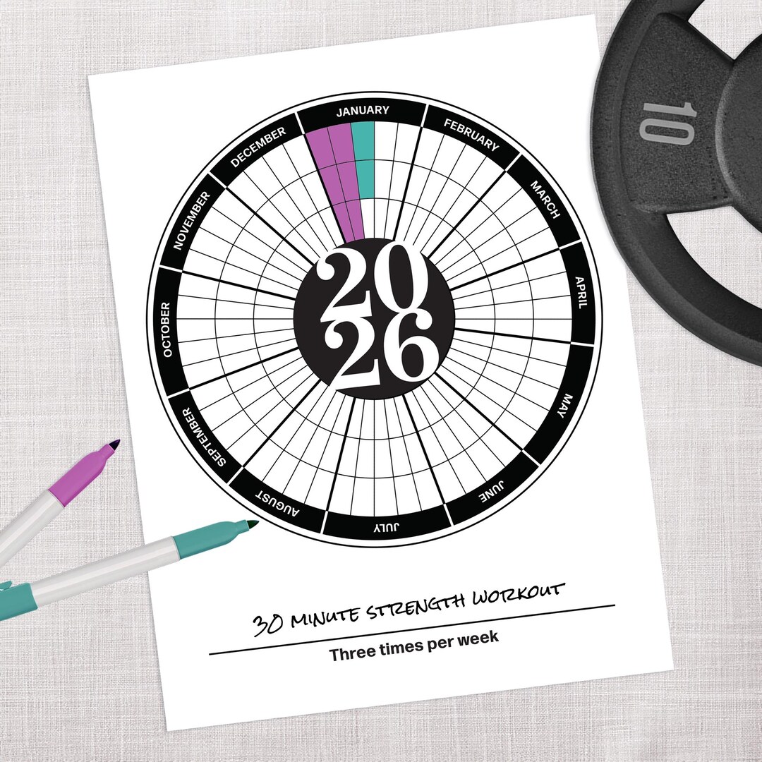 2026 Habit Tracker Printable | 3x per Week Tracker PDF | Minimal ...