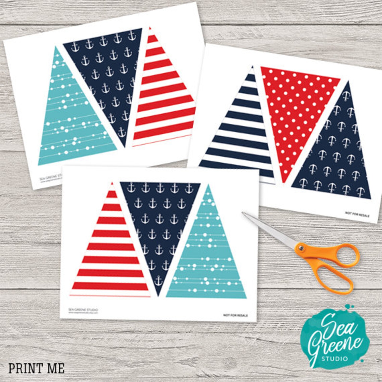Two Cute Pennant Banner | Two Years Old | Second Birthday Banner | Boy ...