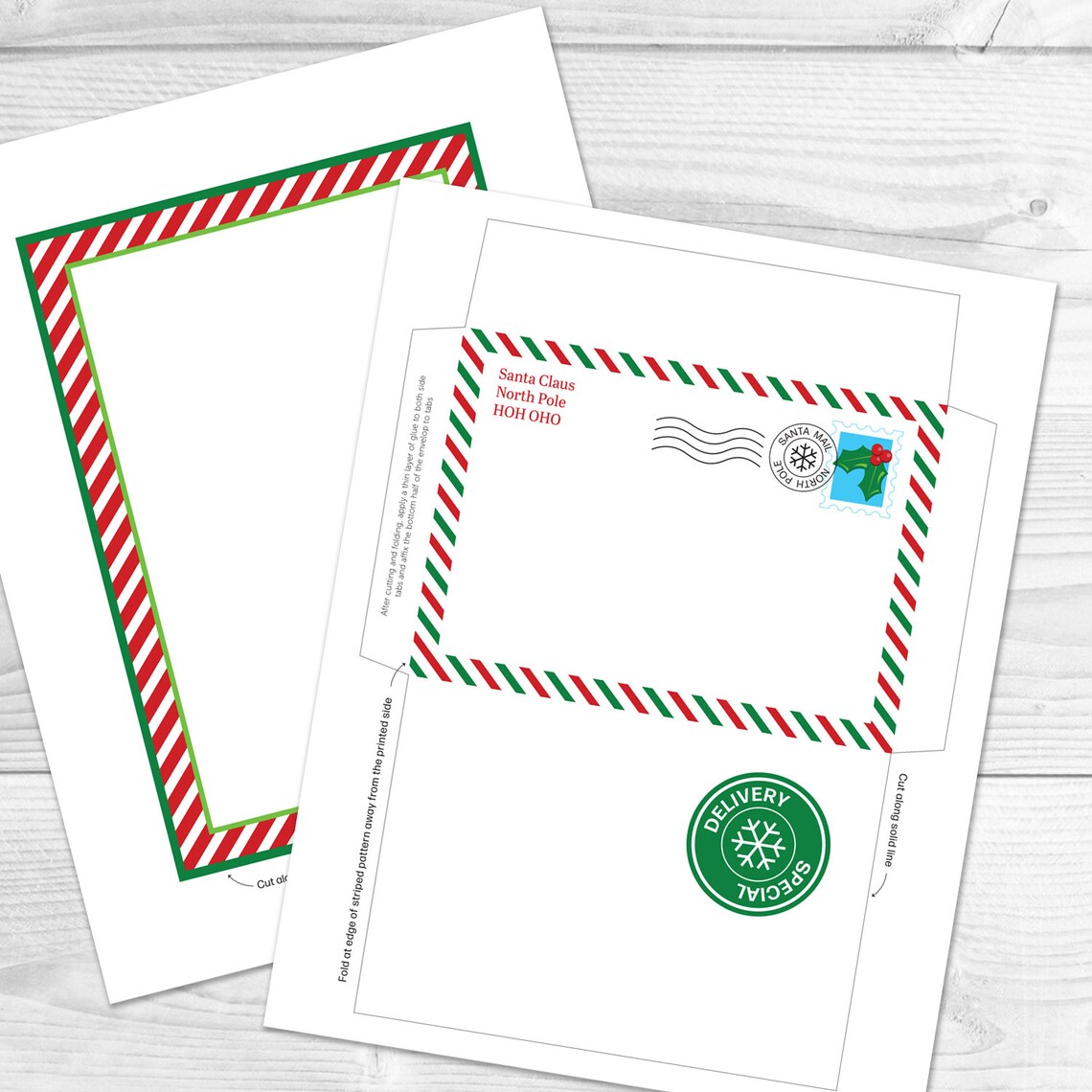 Letter From Santa | Editable and Printable Letter From Santa Letterhead ...