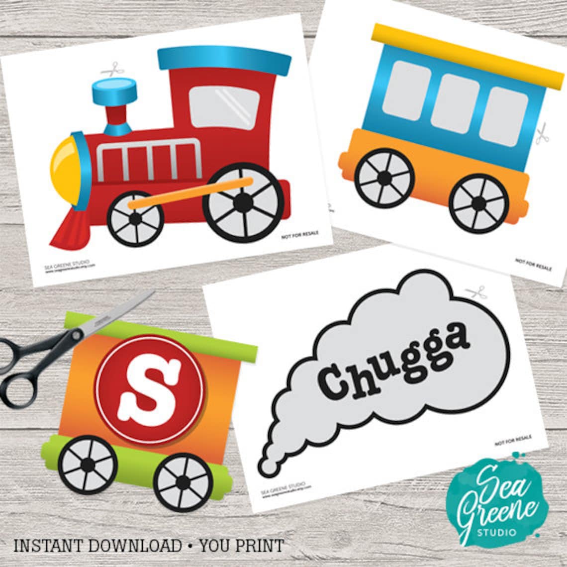 Chugga Chugga Two Two Birthday Banner Train Birthday - Etsy Canada