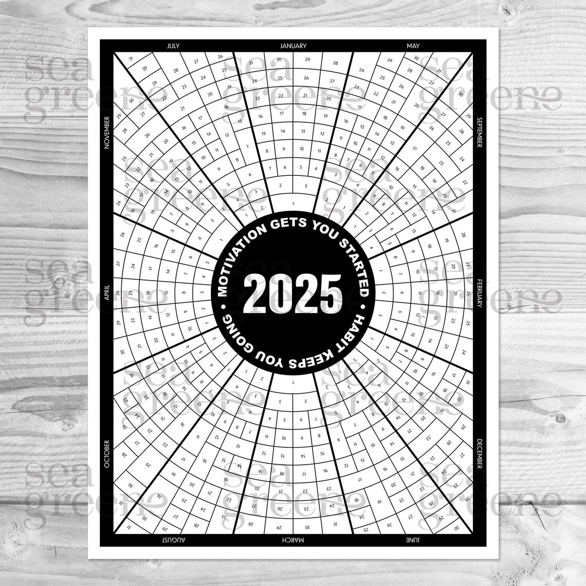 2025 Daily Habit Tracker Printable (PDF) - Etsy