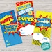 Comic Book Birthday Tags | Printable Superhero Birthday Gift Tags ...
