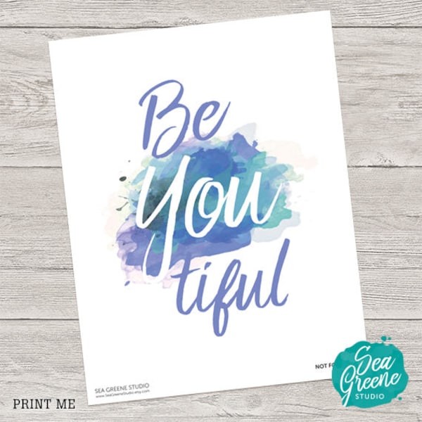 Beyoutiful Wall Art - Etsy