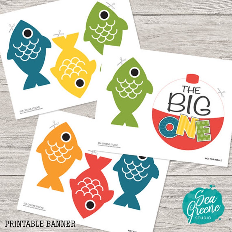 The Big One Birthday printable The Big One Banner First | Etsy