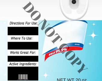 Customizable Spray Can Tumbler Template Be Gone Template - Etsy