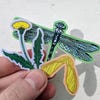 Cicada Patch - Made to Order - Handprinted Blockprint Patches ...