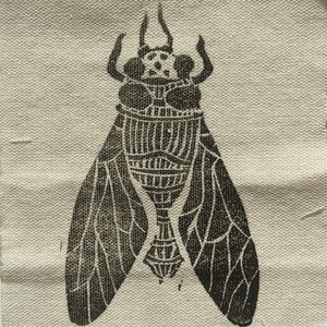 Cicada Patch - Made to Order - Handprinted Blockprint Patches ...