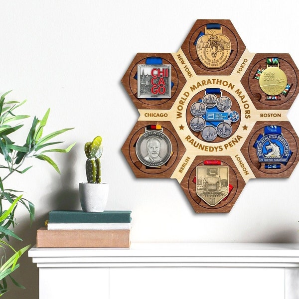 Marathon Medal Majors Display - Etsy