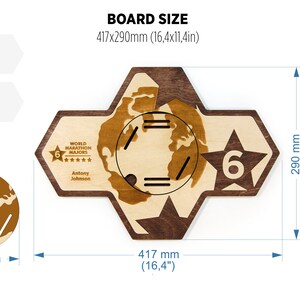 Six Star World Marathon Majors Finisher Medal Display Holder With ...