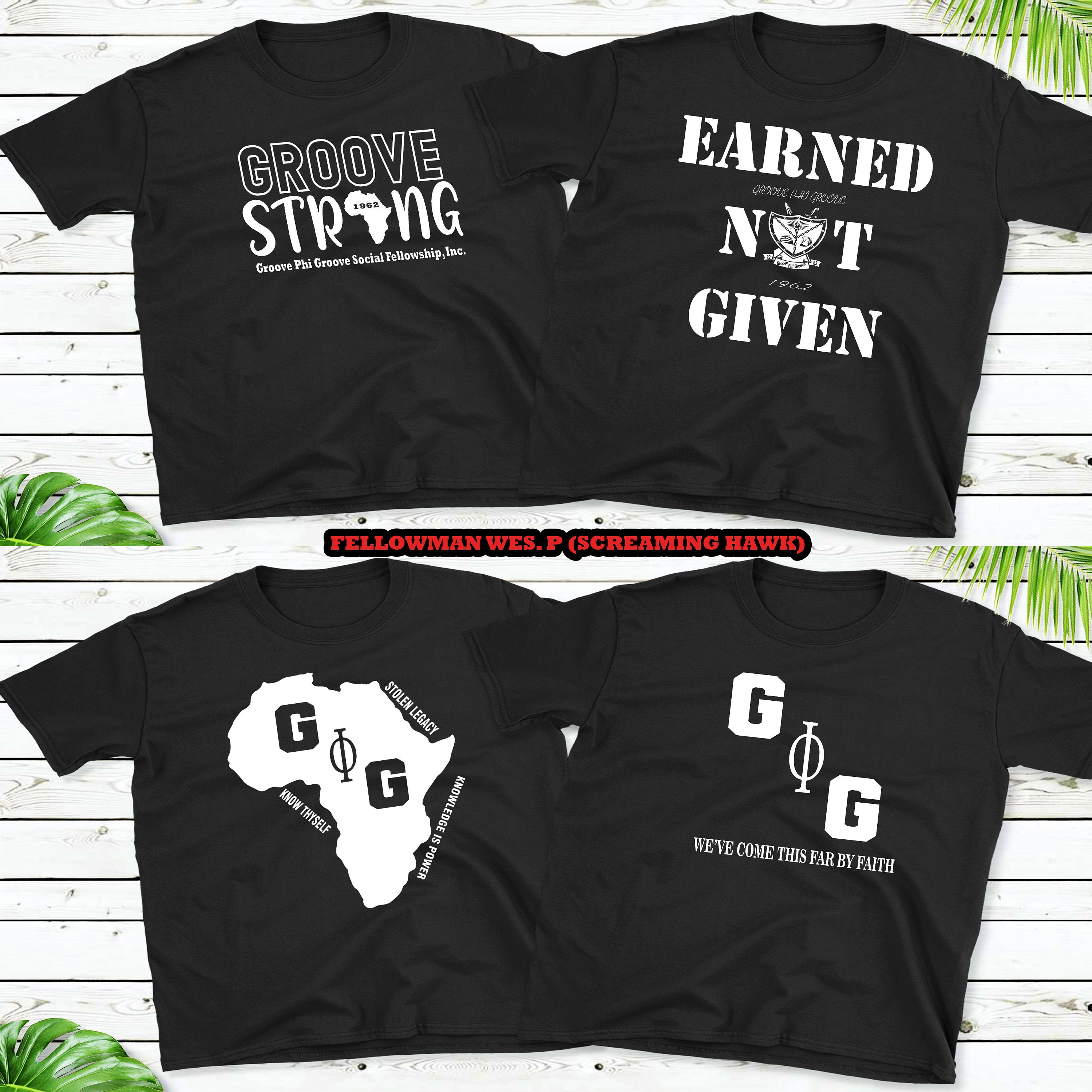 Groove Phi Groove 4 SHORT SLEEVE T SHIRT S g Pack2 - Etsy