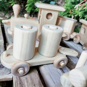 Wood Train, Wooden Train, Wooden Block Train, Handmade Wooden Train ...