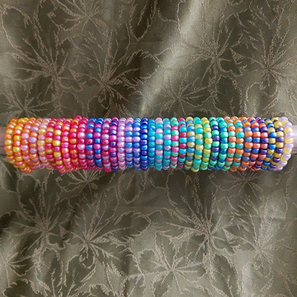 Pony Bead Keychain - Etsy