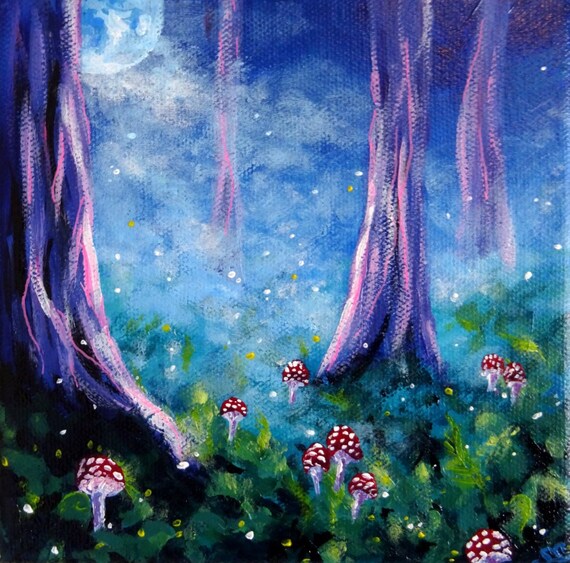 Magical Forest Painting